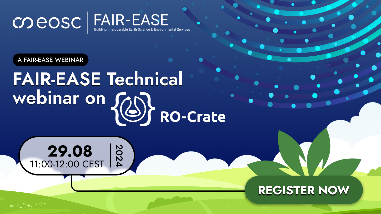 FAIR-EASE Webinar 4 on RO-Crate - Save the date! | Fair-Ease